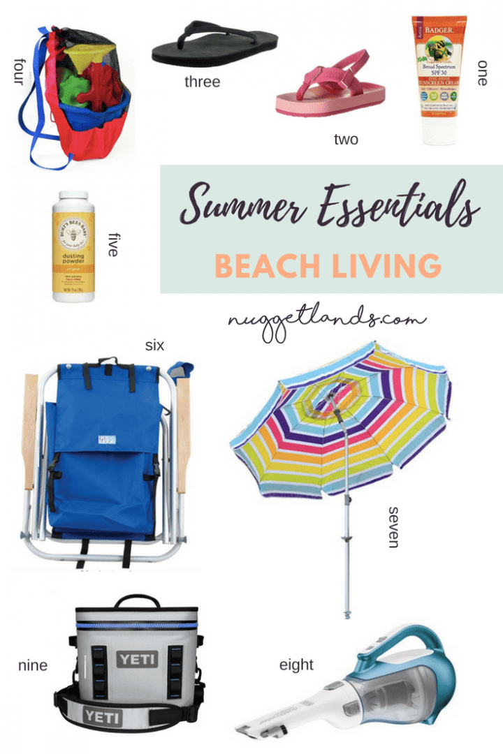 Summer Essentials for Beach Living | Nuggetlands
