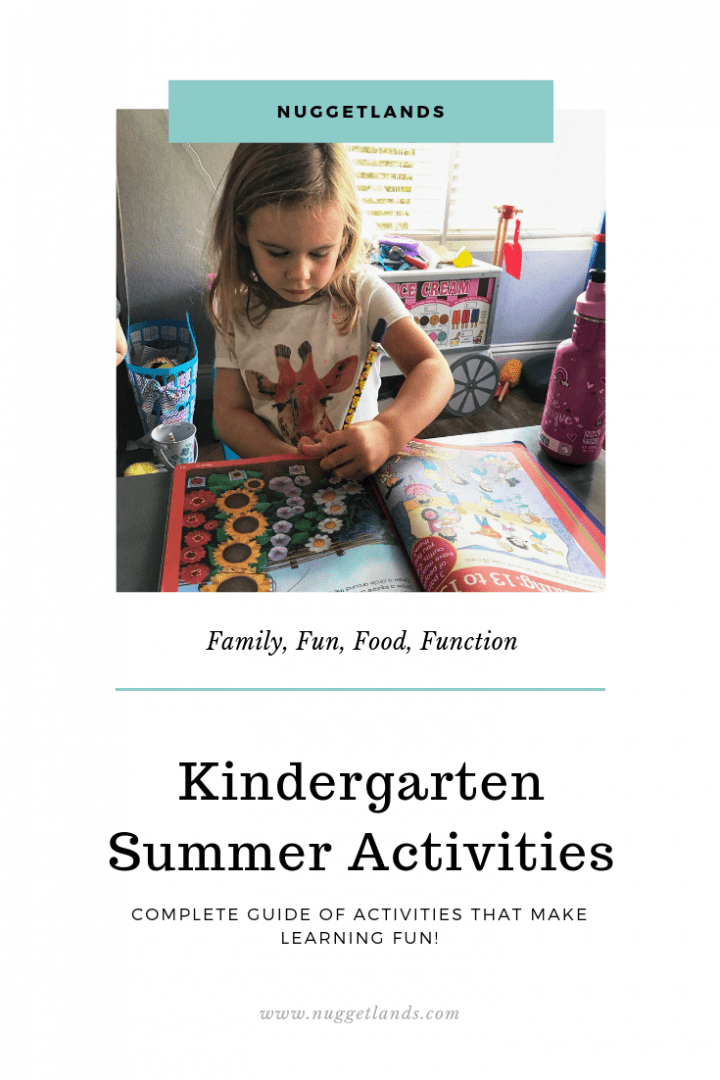 Kindergarten Summer Activities Guide | Nuggetlands